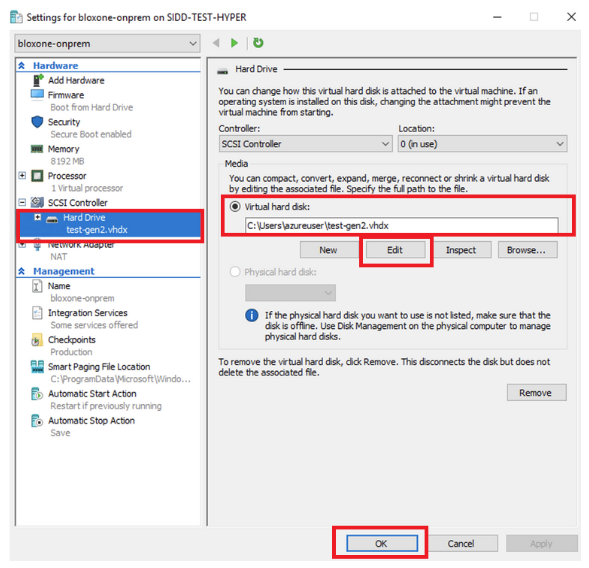 How to Install VHD Image on Hyper-V