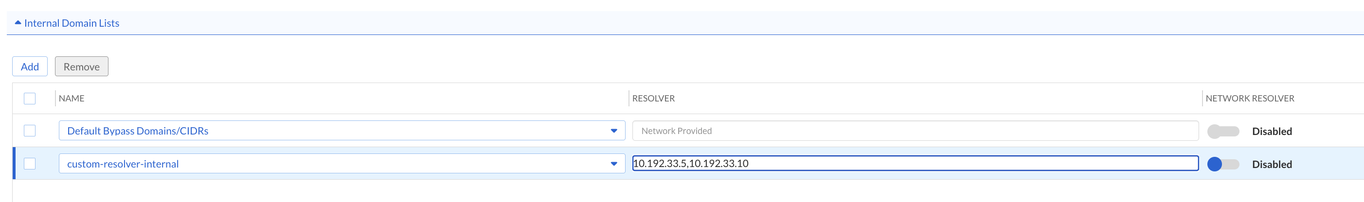 How to configure Infoblox Endpoint to forward the internal/bypass domains to a specific DNS ...